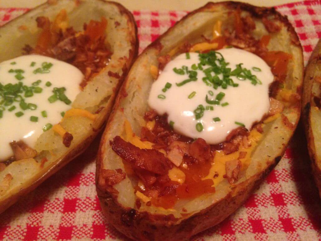 Fully Loaded Vegan Potato Skins – Catskill Animal Sanctuary