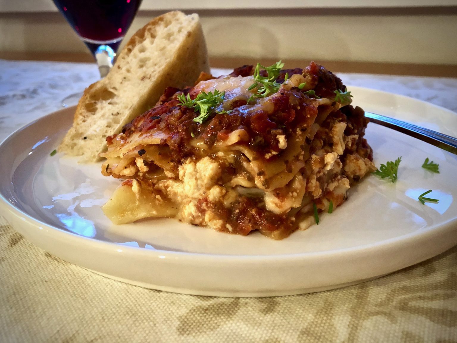 Deep Dish Lasagna – Catskill Animal Sanctuary